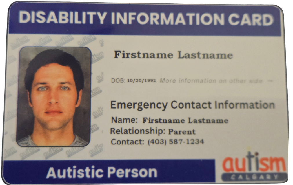 Disability Information Cards – Autism Calgary